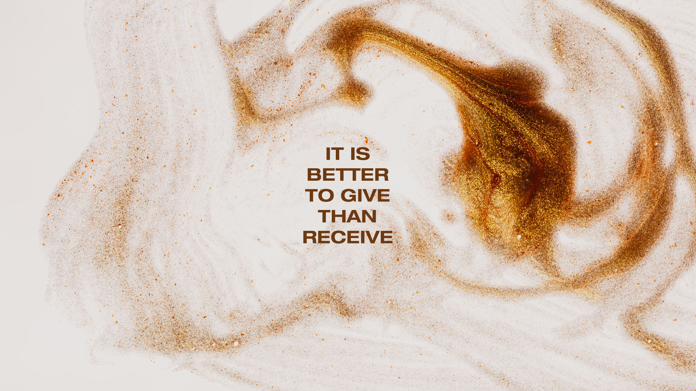 It is better to give than receive - SermonScreens.com