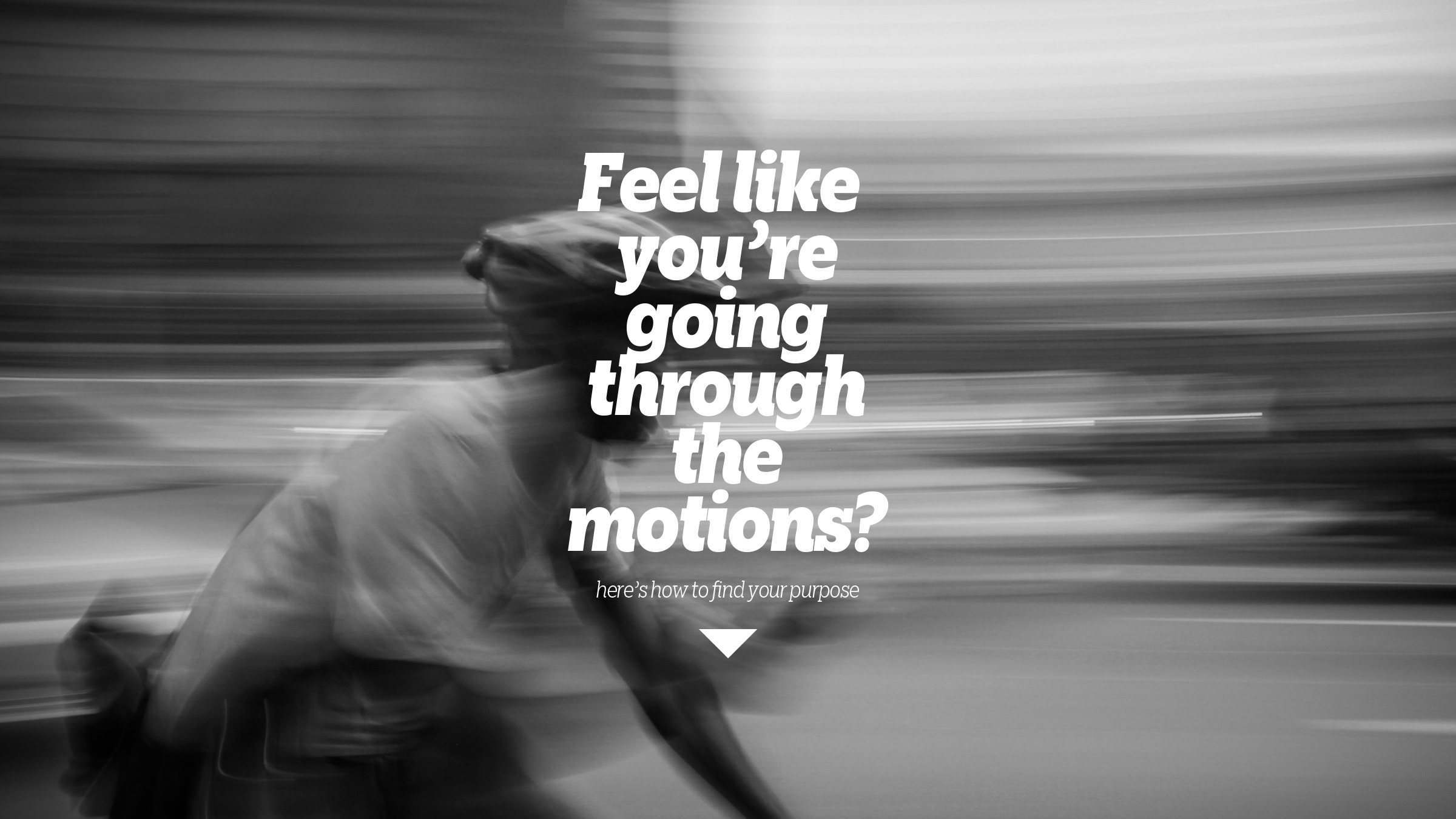 Feel like you're going through the motions? - SermonScreens.com